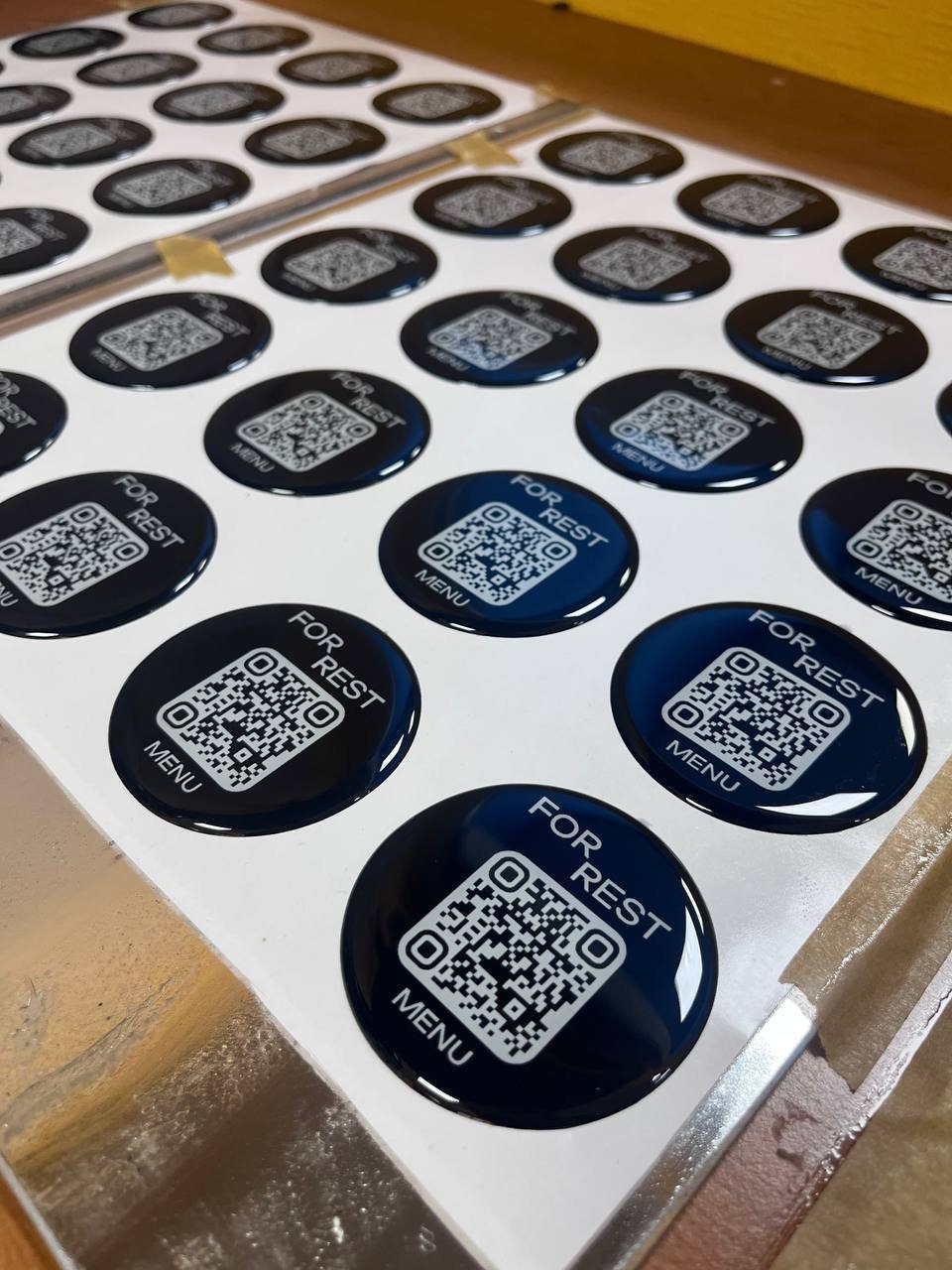3D Stickers , Stickers With QR Code, QR Code 3D Stickers, Business ...