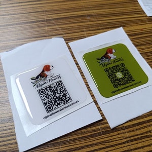 3D Stickers , Stickers With QR Code, QR Code 3D Stickers, Business ...