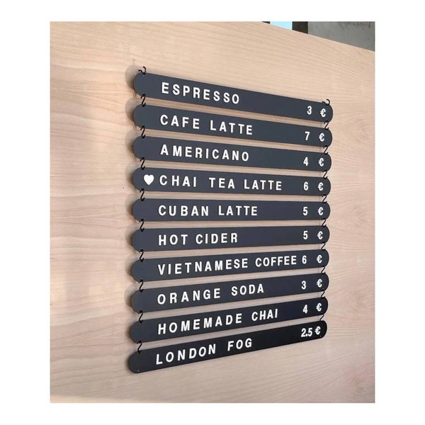 Menu Board - Etsy