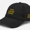 Side Stitch Hat, Side of Hat Embroidery, Customize Back of Hat, Add ...