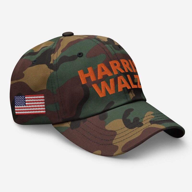 Camo Hat Harris Walz - Etsy