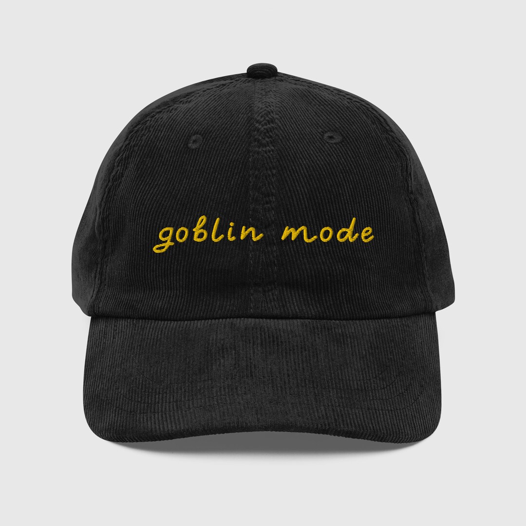 Goblin Mode Hat, Goblincore Gift, Cottagecore Gifts, Embroidered ...