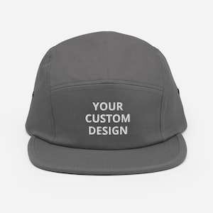 Custom 5 Panel Hat, Custom 5 Panel Cap, Custom Five Panel Hat, 5 Panel ...