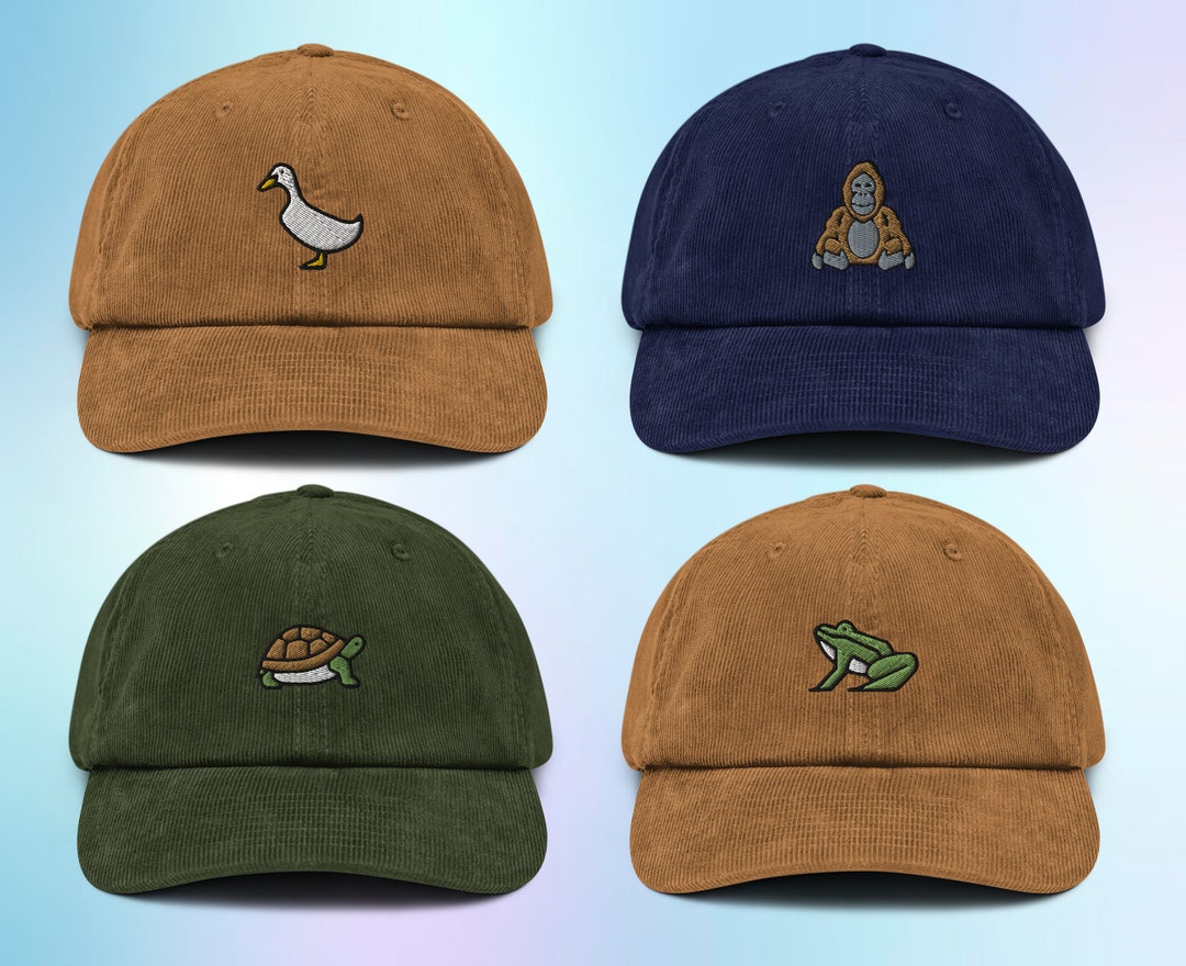 Corduroy Hat, Orangutan Hat, Duck Hat, Turtle Hat, Frog Hat ...