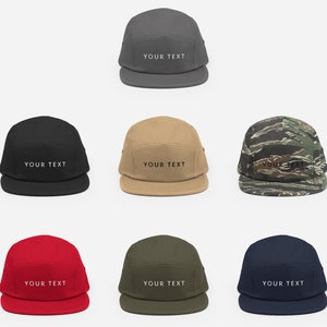 Custom 5 Panel Hat, Custom 5 Panel Cap, Custom Five Panel Hat, 5 Panel ...
