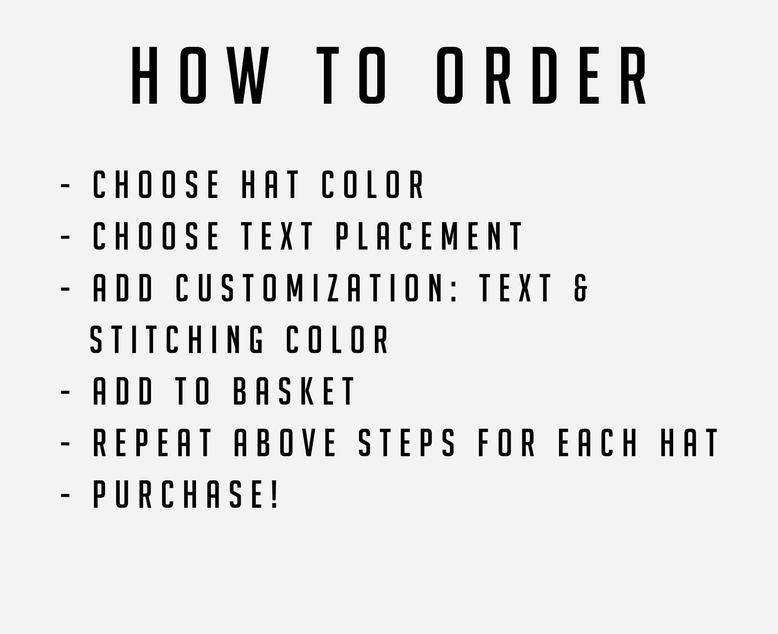 Side Stitch Hat, Side of Hat Embroidery, Customize Back of Hat, Add ...