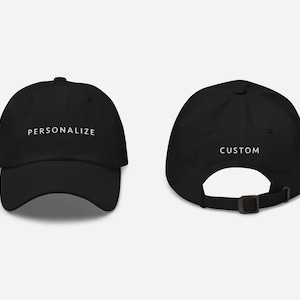 Back Stitch Hat, Custom Cap, Personalized Caps, Custom Baseball Cap, Personalized Hats ...