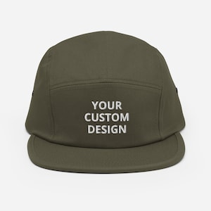 Custom 5 Panel Hat, Custom 5 Panel Cap, Custom Five Panel Hat, 5 Panel ...