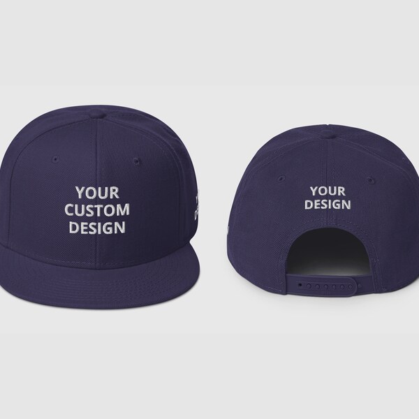 Custom Snapback Hat - Etsy