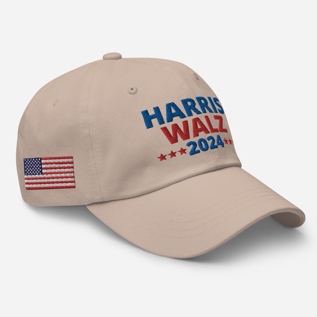 Harris Walz 2024 Embroidered Hat, US Patriot Cap, USA Flag Patriotic ...