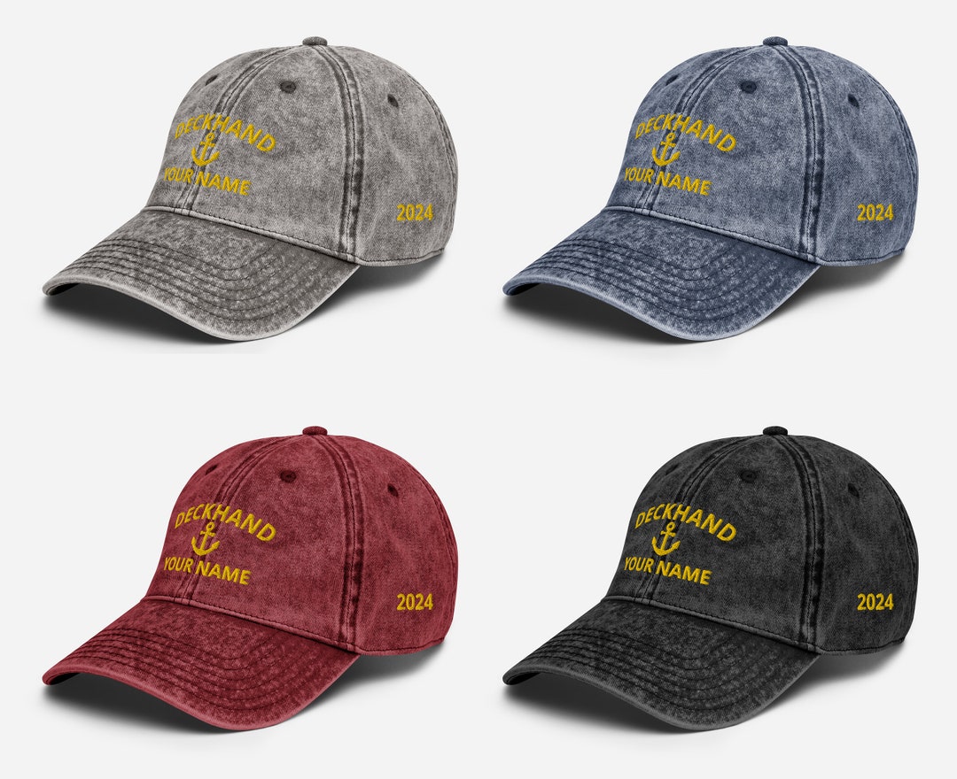 Skipper Baseball Cap, Vintage Captains Hat, Custom Dad Hat, First Mate ...