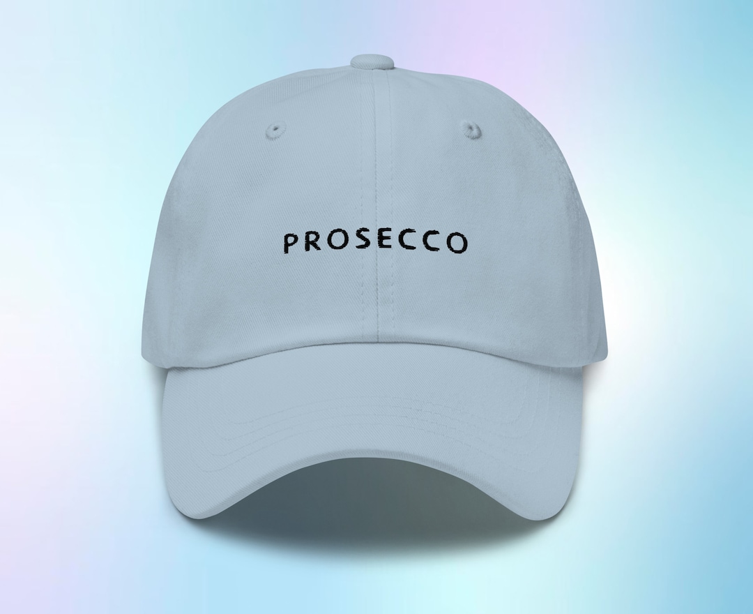 Prosecco Hat, Prosecco Cap, Prosecco Baseball Hat, Prosecco Gift, White ...