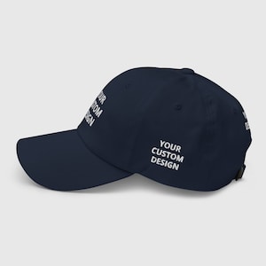 Side Stitch Hat, Side of Hat Embroidery, Customize Back of Hat, Add ...
