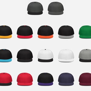 Custom Snapback Hat, Side Stitch Hat, Side of Hat Embroidery, Customize ...