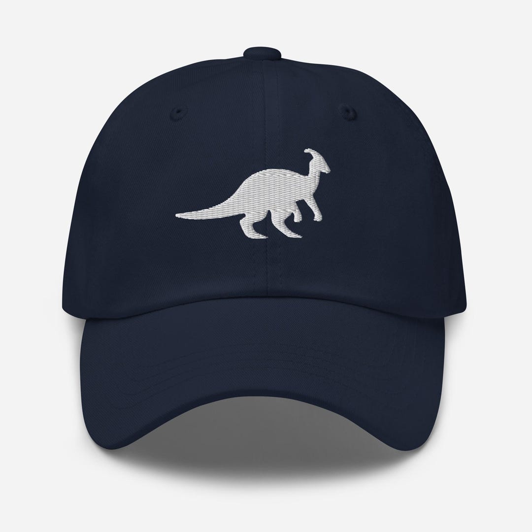 Parasaurolophus Hat, Dinosaur Lovers Gift, Embroidered Dad Cap, Crested ...