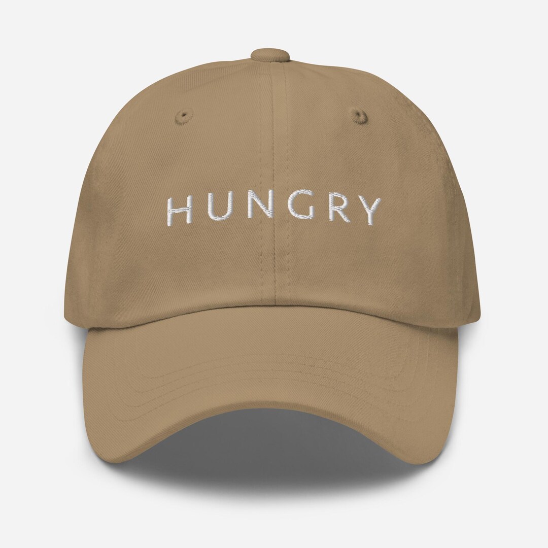 Hungry Cap, Food Lover Cap, Minimal Cap, Gifts for Foodies, Food Fan ...