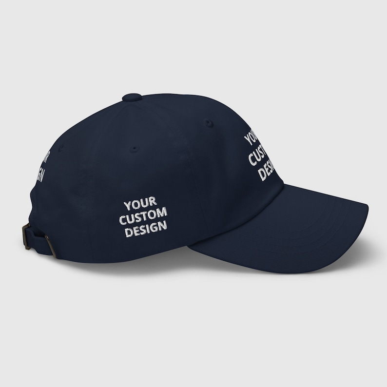 Side Stitch Hat, Side of Hat Embroidery, Customize Back of Hat, Add ...
