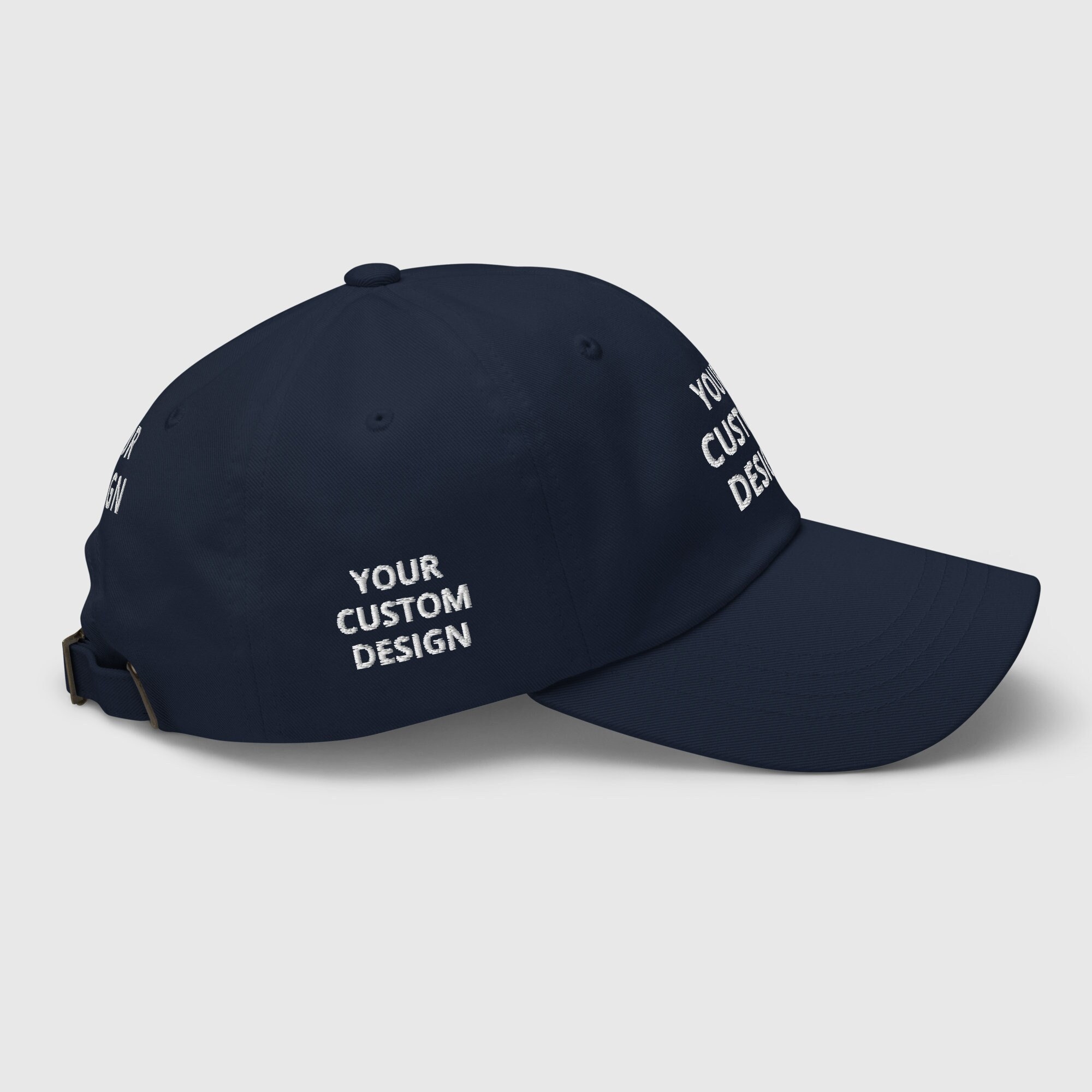 Side Stitch Hat, Side of Hat Embroidery, Customize Back of Hat, Add ...