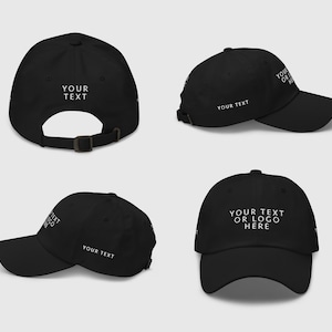 Side Stitch Hat, Side of Hat Embroidery, Customize Back of Hat, Add ...