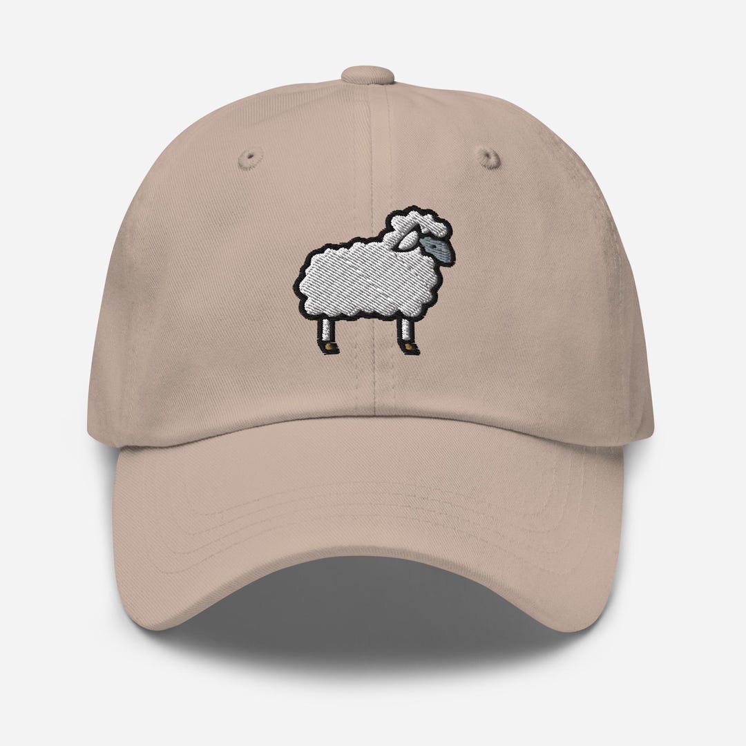 Sheep Dad Hat, Baseball Cap With Sheep, Gift for Sheep Lovers, Animal ...