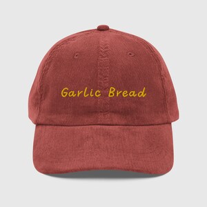 Garlic Bread Hat, Carbs Hat, Italian Food Cap, Bread Lover Dad Hat ...