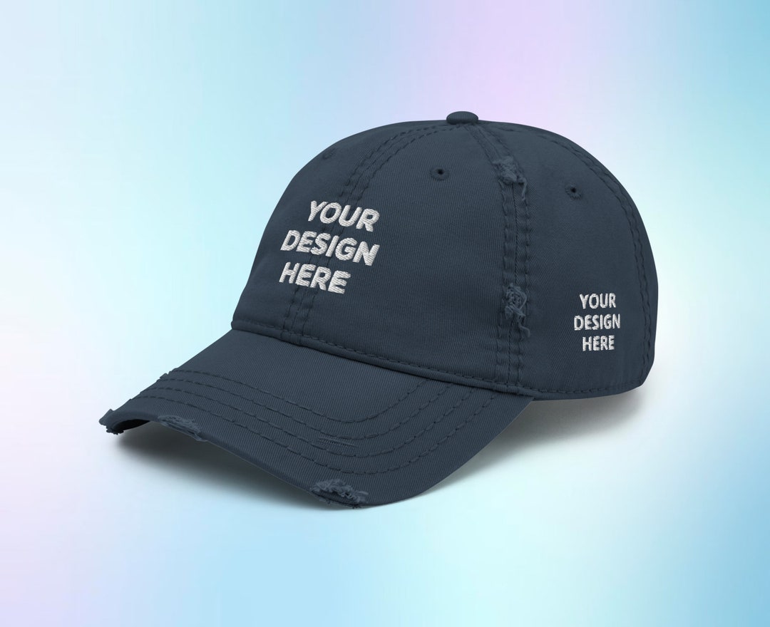 Side Stitch Hat, Customize Back of Hat, Side of Hat Embroidery, Add ...