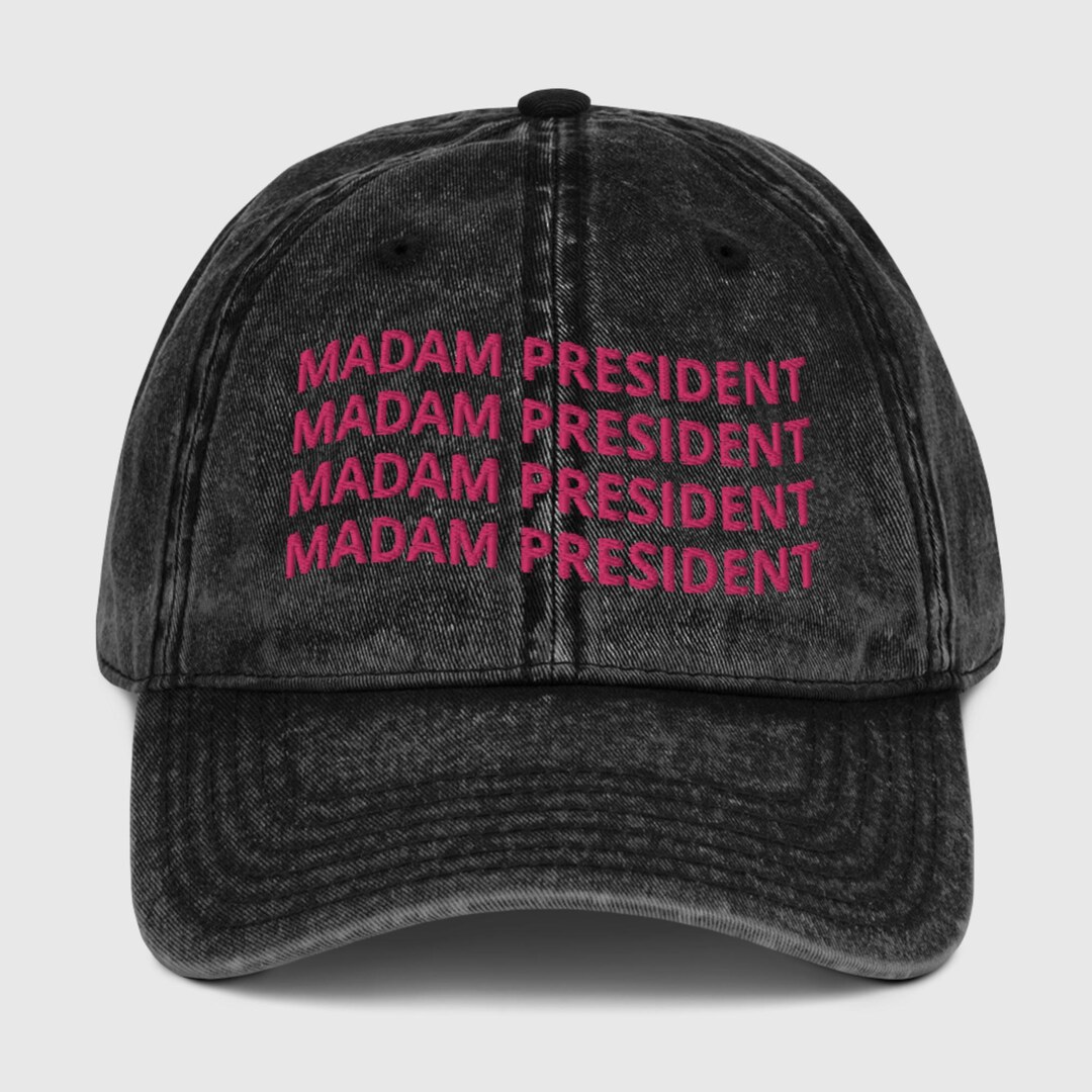 Madam President Flag Hat, Kamala Harris for President 2024 Cap, Vintage ...