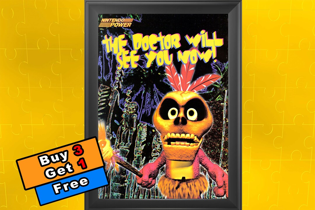 Banjo-kazooie Poster 12x 18 Mumbo Jumbo N64 Nintendo 64 Rareware - Etsy