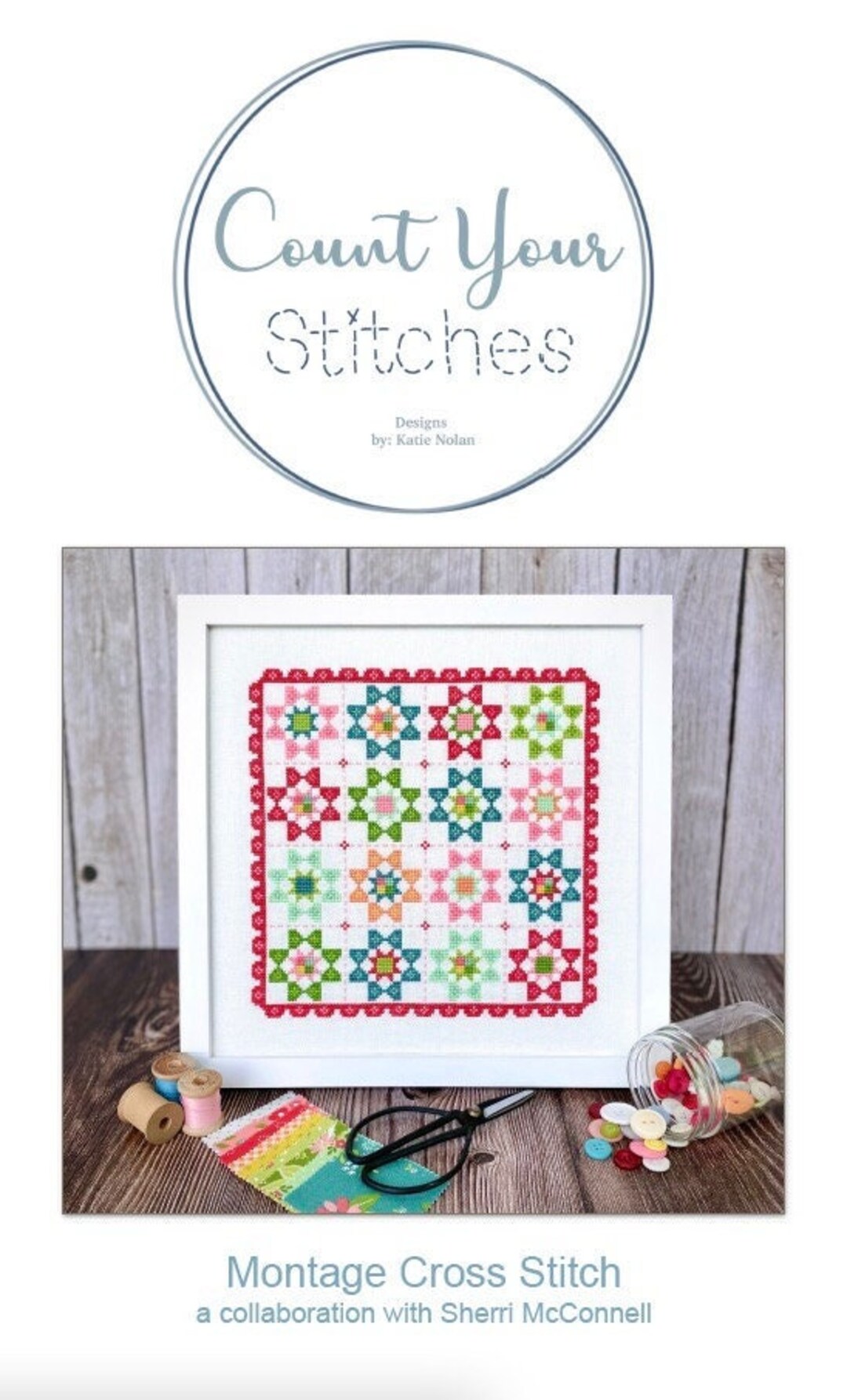 Paper - Montage Cross Stitch - Paper Pattern - Etsy