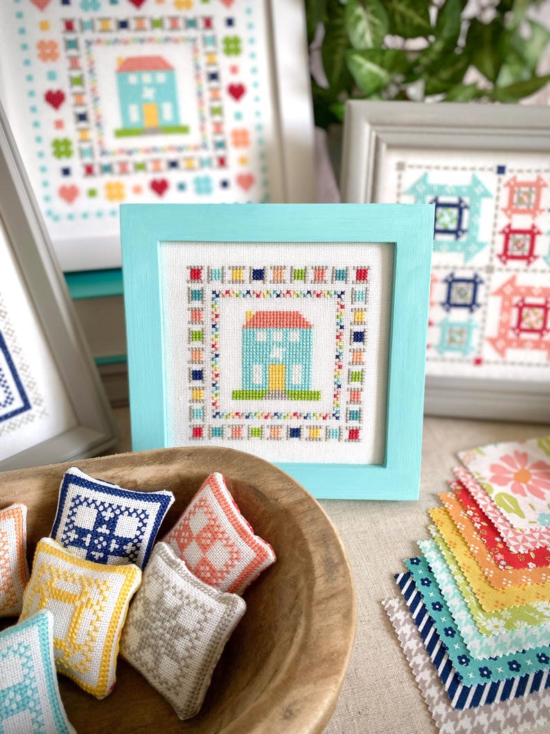 Pdfs - 3 Pattern Bundle - Delightfully Yours Cross Stitch Collection - PDF Instant Download - Etsy