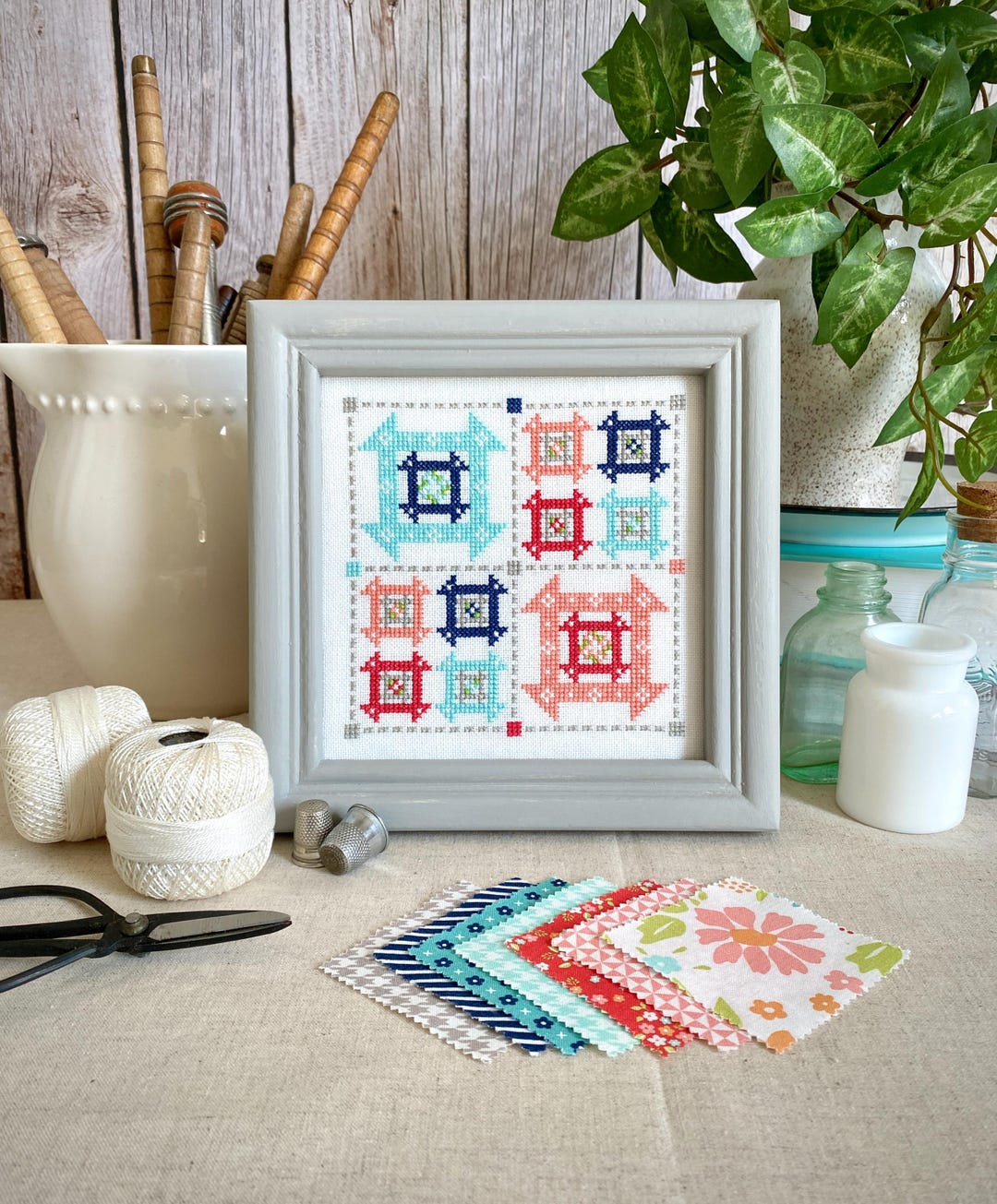 Paper - Sunnyside Cross Stitch - Delightfully Yours - Paper Pattern - Etsy