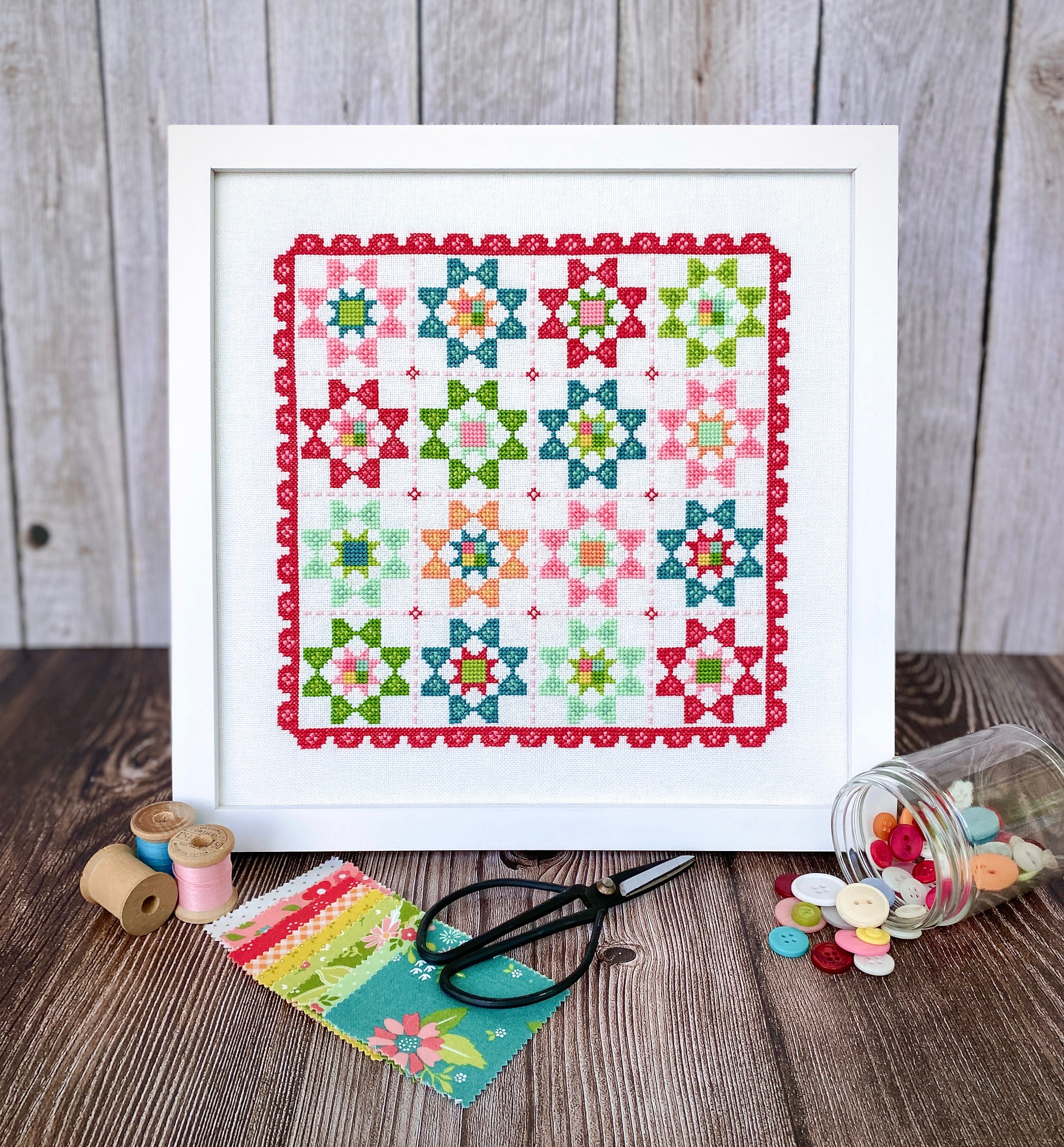 Paper - Montage Cross Stitch - Paper Pattern - Etsy