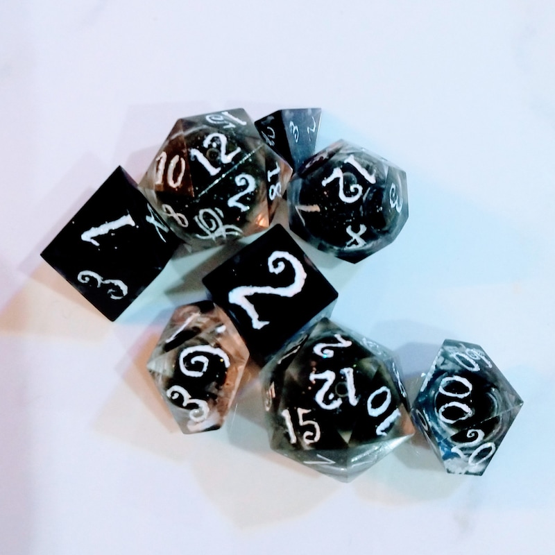 Black Dice Set - Etsy