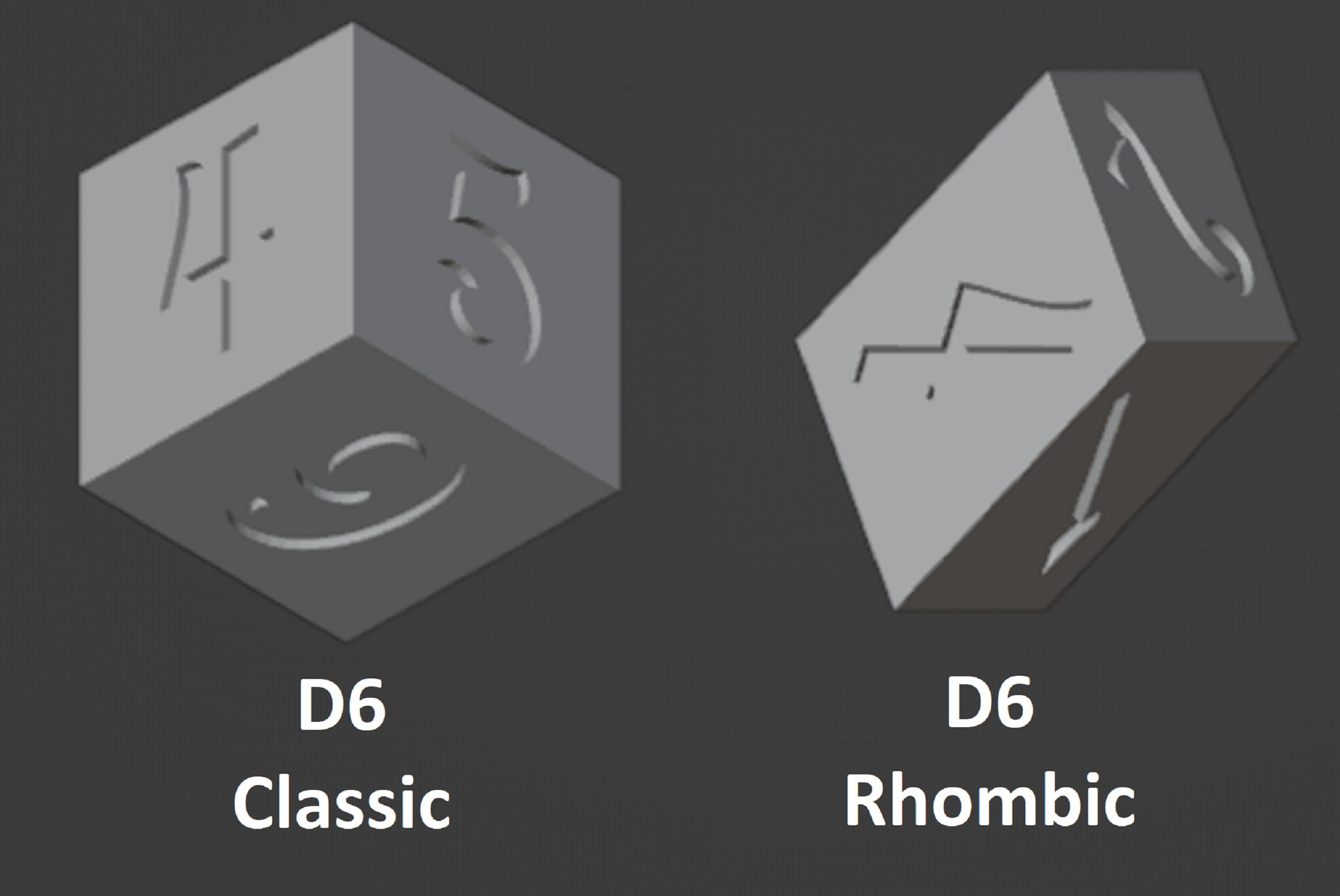 Custom TTRPG 9-piece Dice Set Fully Customizable STL File for Dice ...