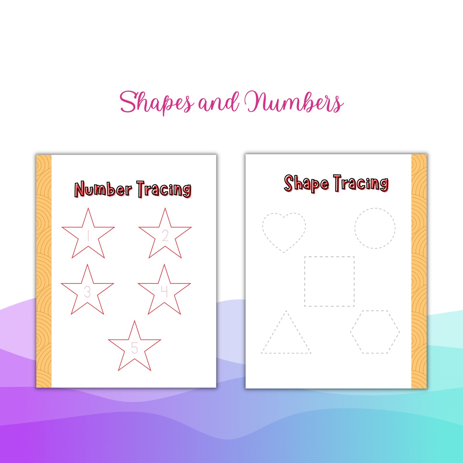 DIGITAL Upper & Lowercase Alphabet Letter Printable Tracing - Etsy