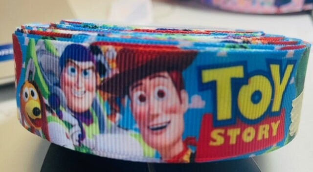 Disney Grosgrain 1 Inch Toy Story Ribbon Woody Buzz Light Year Jesse ...