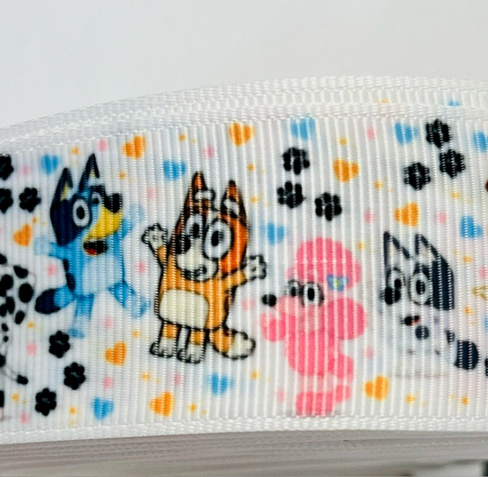 Bluey and Bingo 1 1/2' Inch Grosgrain Ribbon Bluey Cartoon Character ...