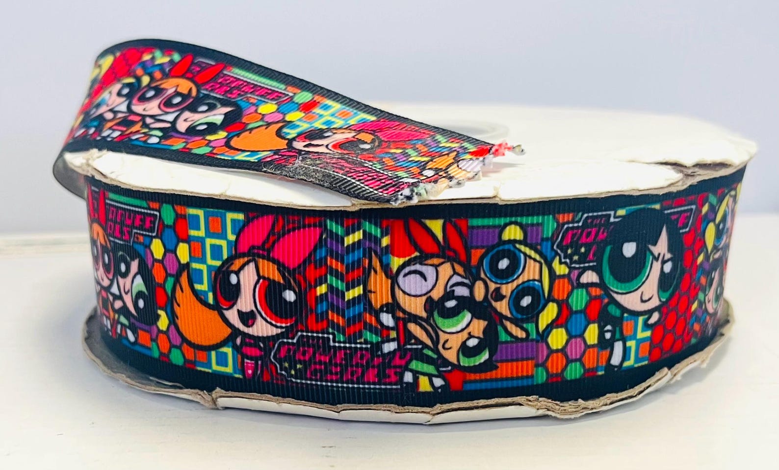 The Powerpuff Girls 1 1/2' Inch Grosgrain Ribbon Cartoon Character and ...