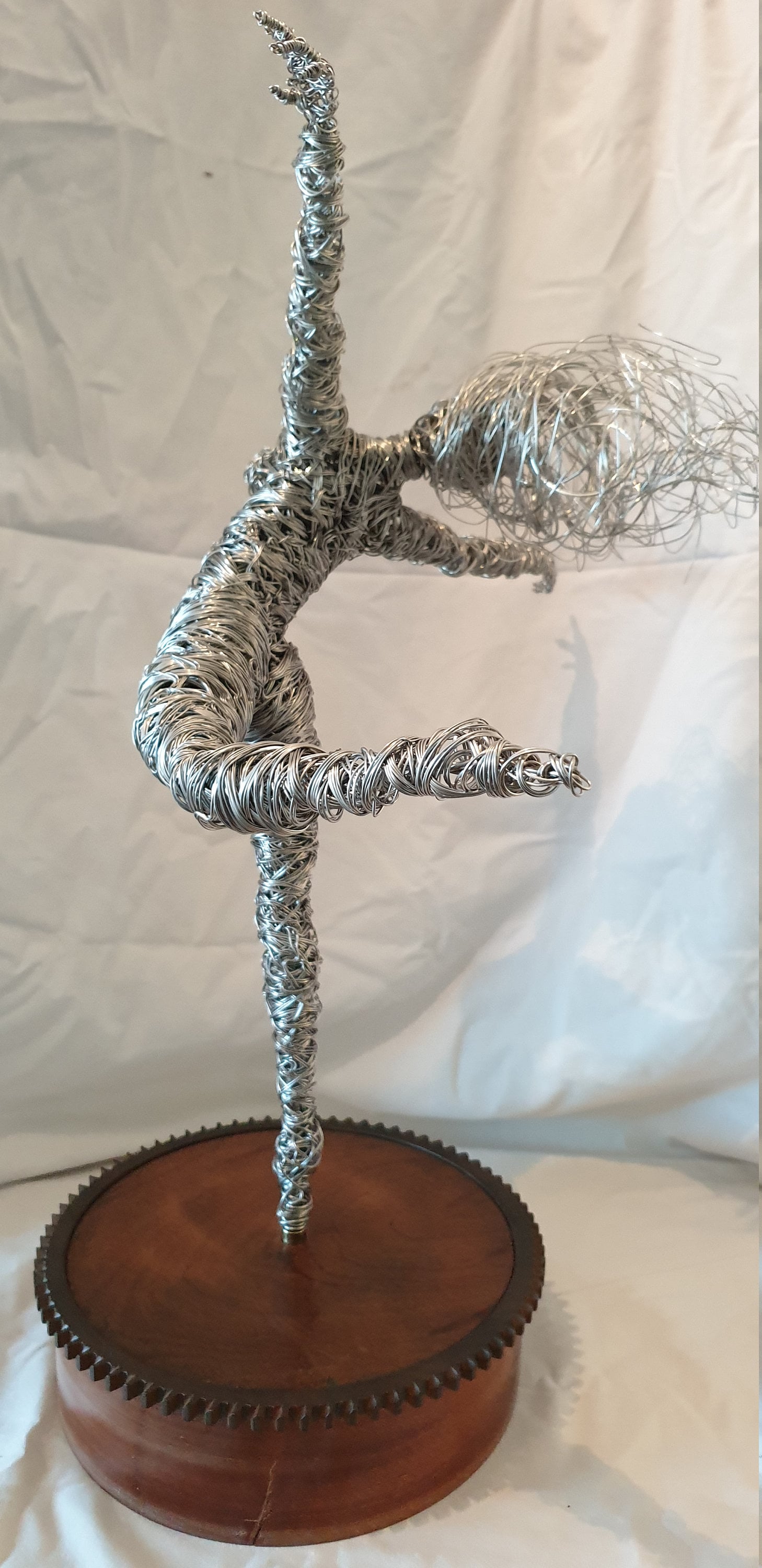 Stainless Wire Sculpture 'the Dancer' - Etsy UK