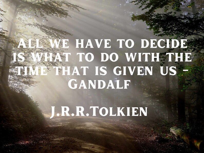 Gandalf LOTR Motivational Poster, Digital Download, Lord of the Rings ...