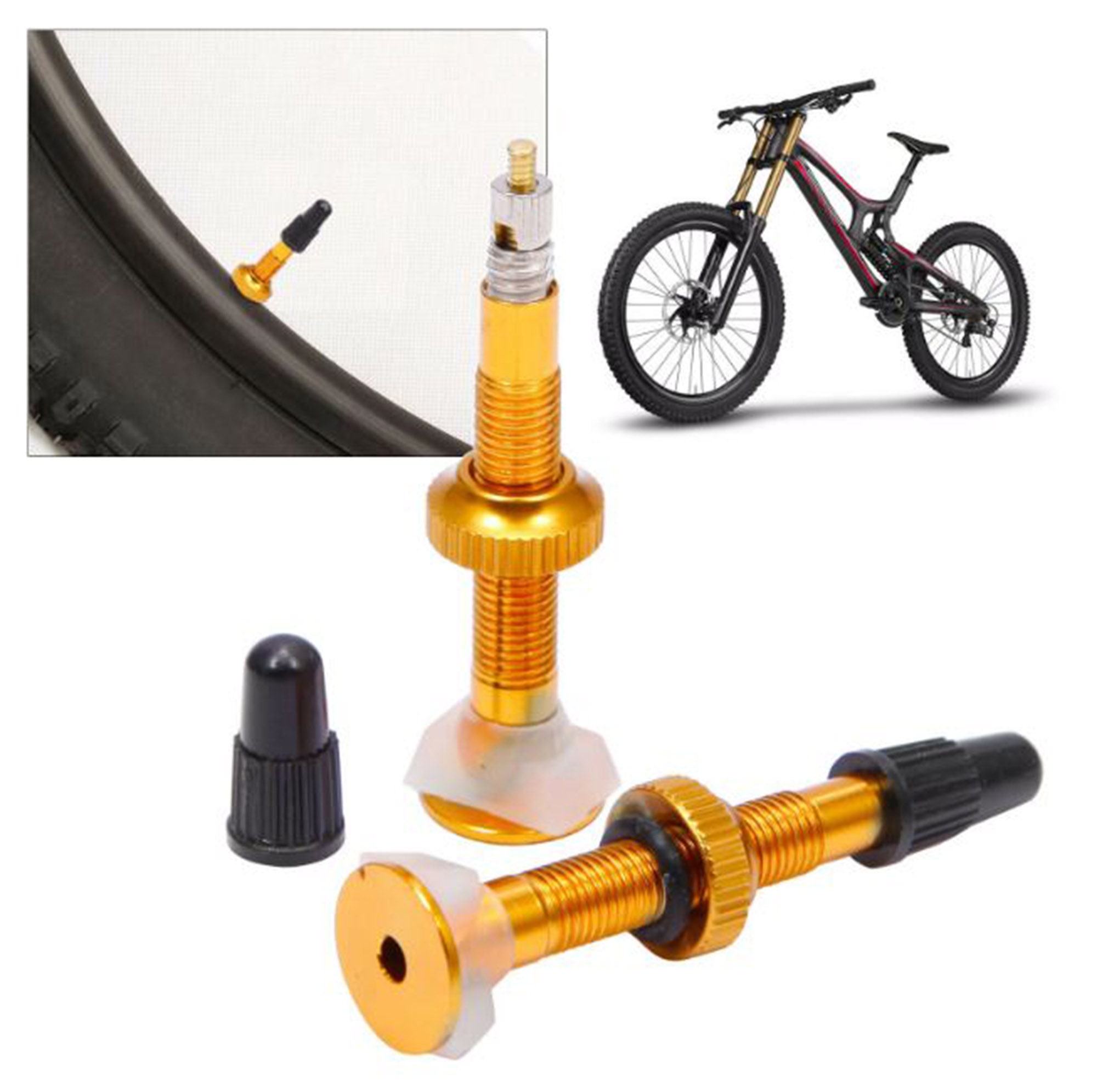 Presta Ventil Vorbaue für Tubeless Felgen 40mm oder 60mm - Etsy.de