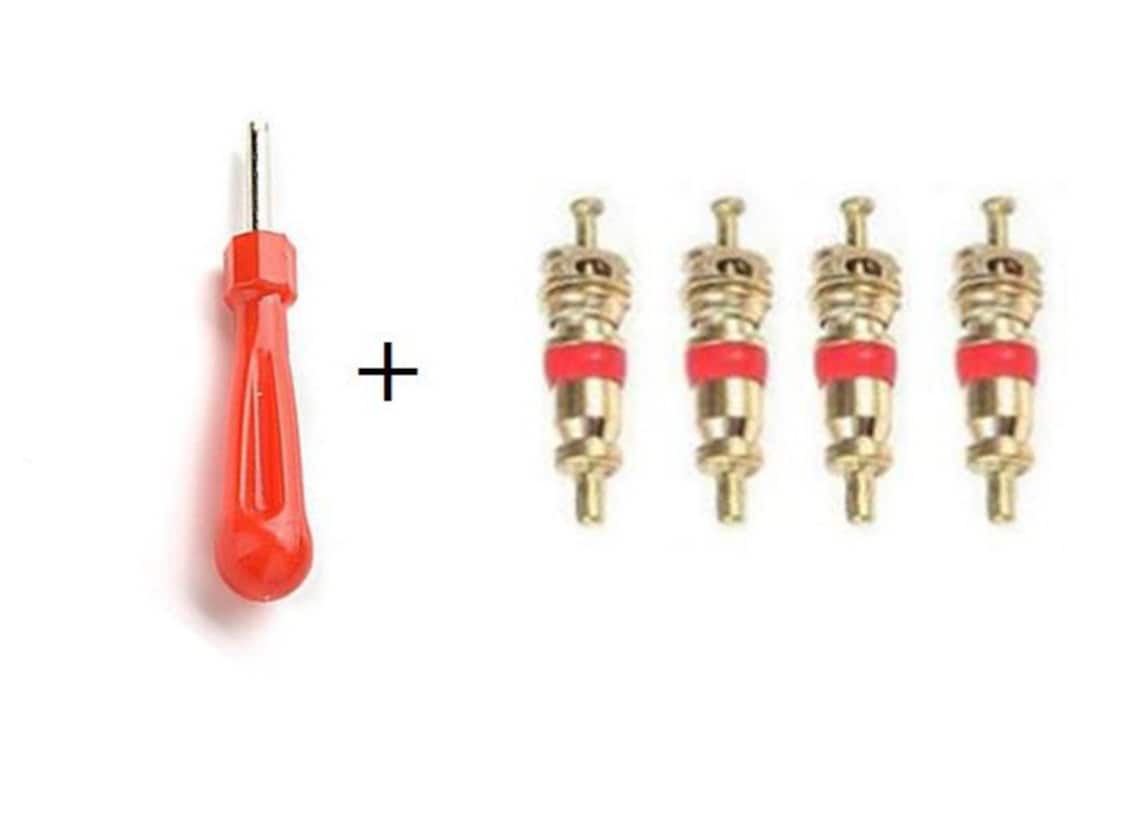 Schrader Tyre Valve Core With Remover Tool Schrader Valve for Car Bike ...