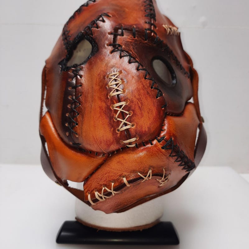 Leather Face Mask - Etsy