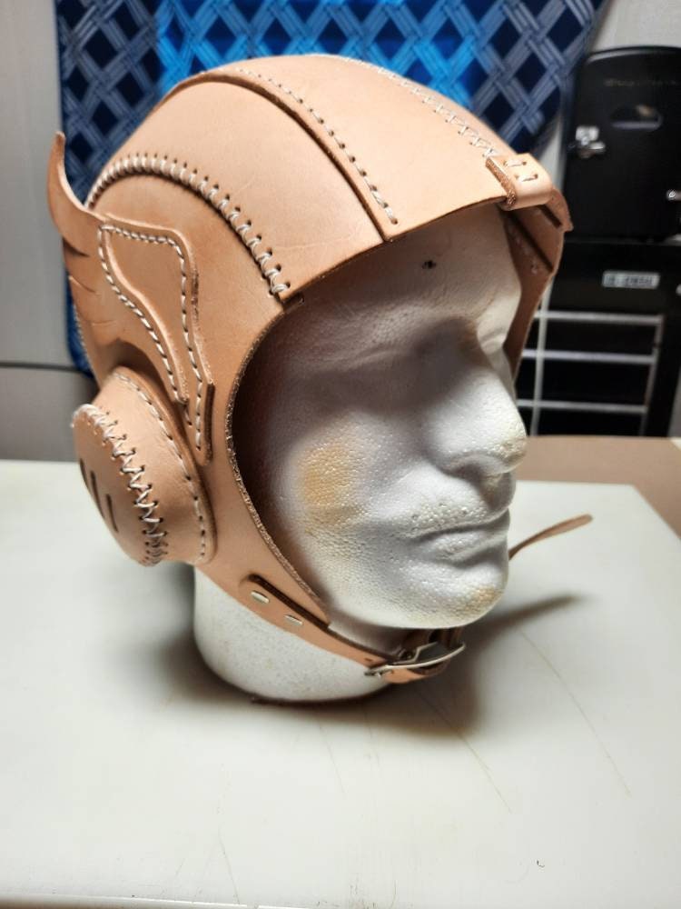 Handmade Leather Flight Cap - Etsy UK