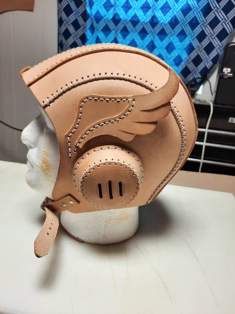 Handmade Leather Flight Cap - Etsy UK