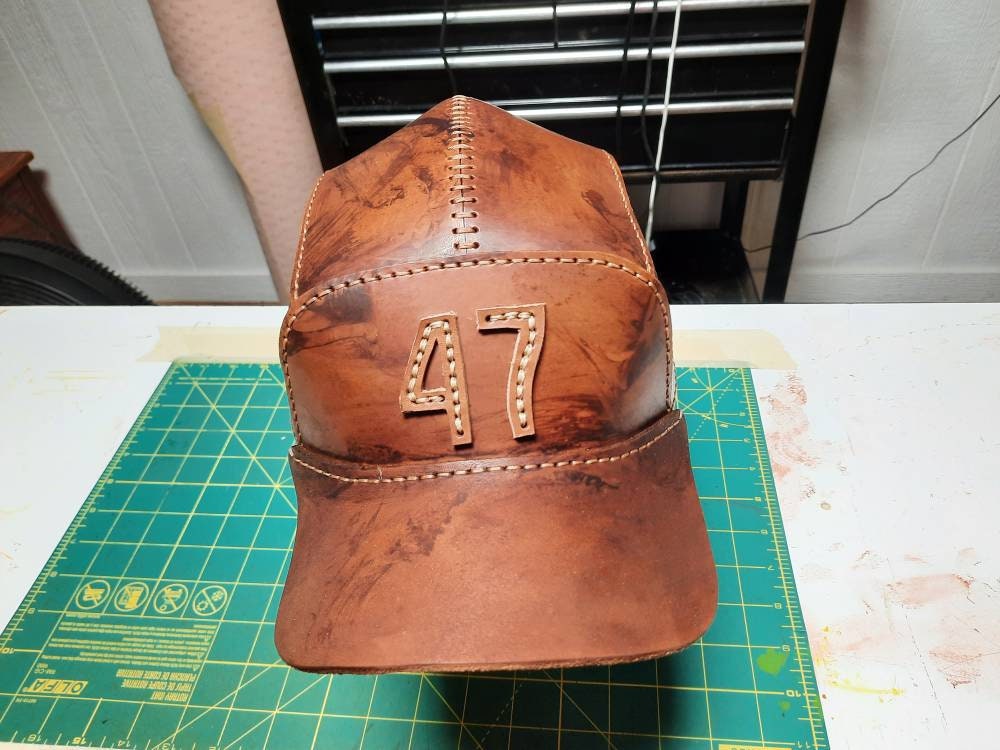 Handmade Leather Cap - Etsy