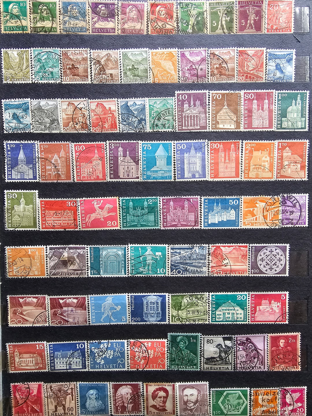 Very Old and Beautiful Stamps of Switzerland 200 Stamps NEW DEAL! - Etsy