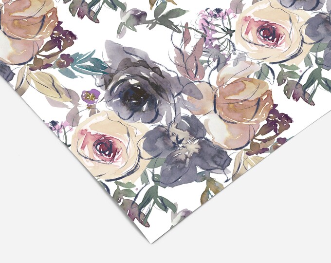 Watercolor Floral Contact Paper Peel and Stick Wallpaper - Etsy