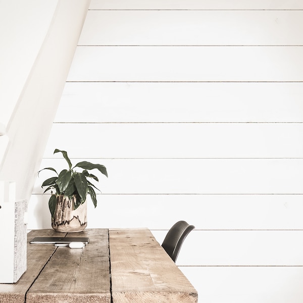 Shiplap Wallpaper - Etsy