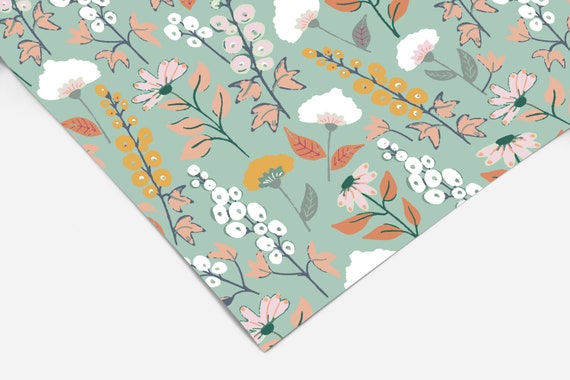Wildflower Floral Contact Paper Peel and Stick Wallpaper - Etsy